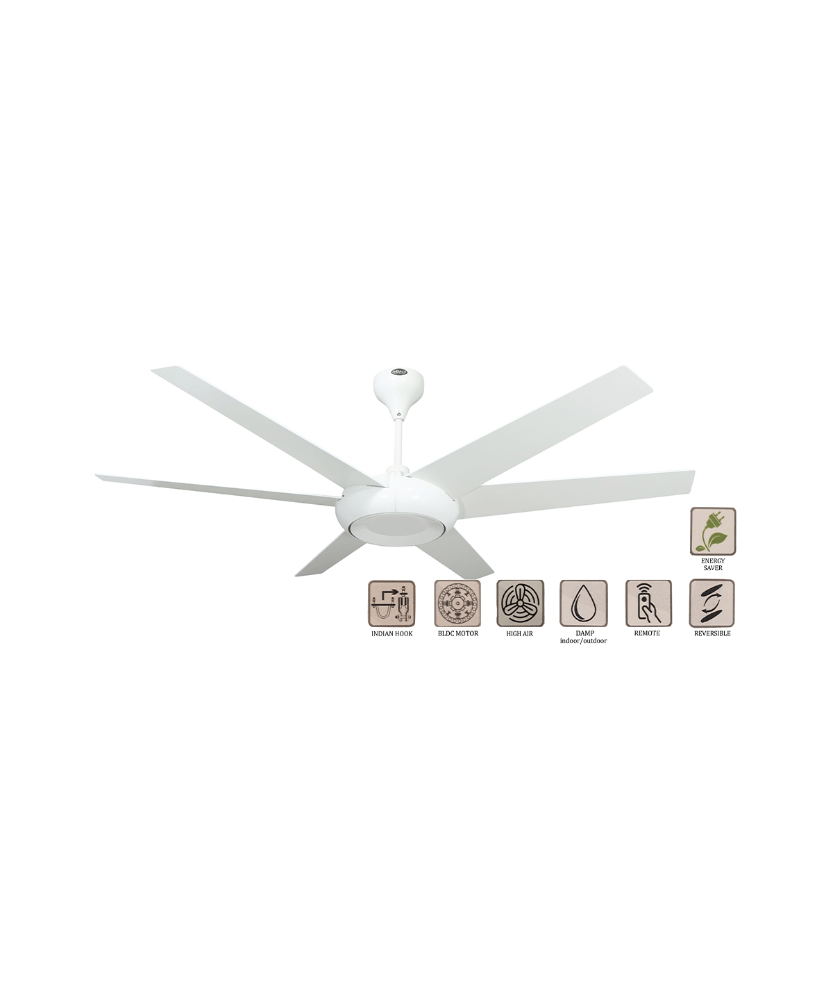 Amenos Phantom BN & Phantom FG Ceiling Fan - The Light Boutique