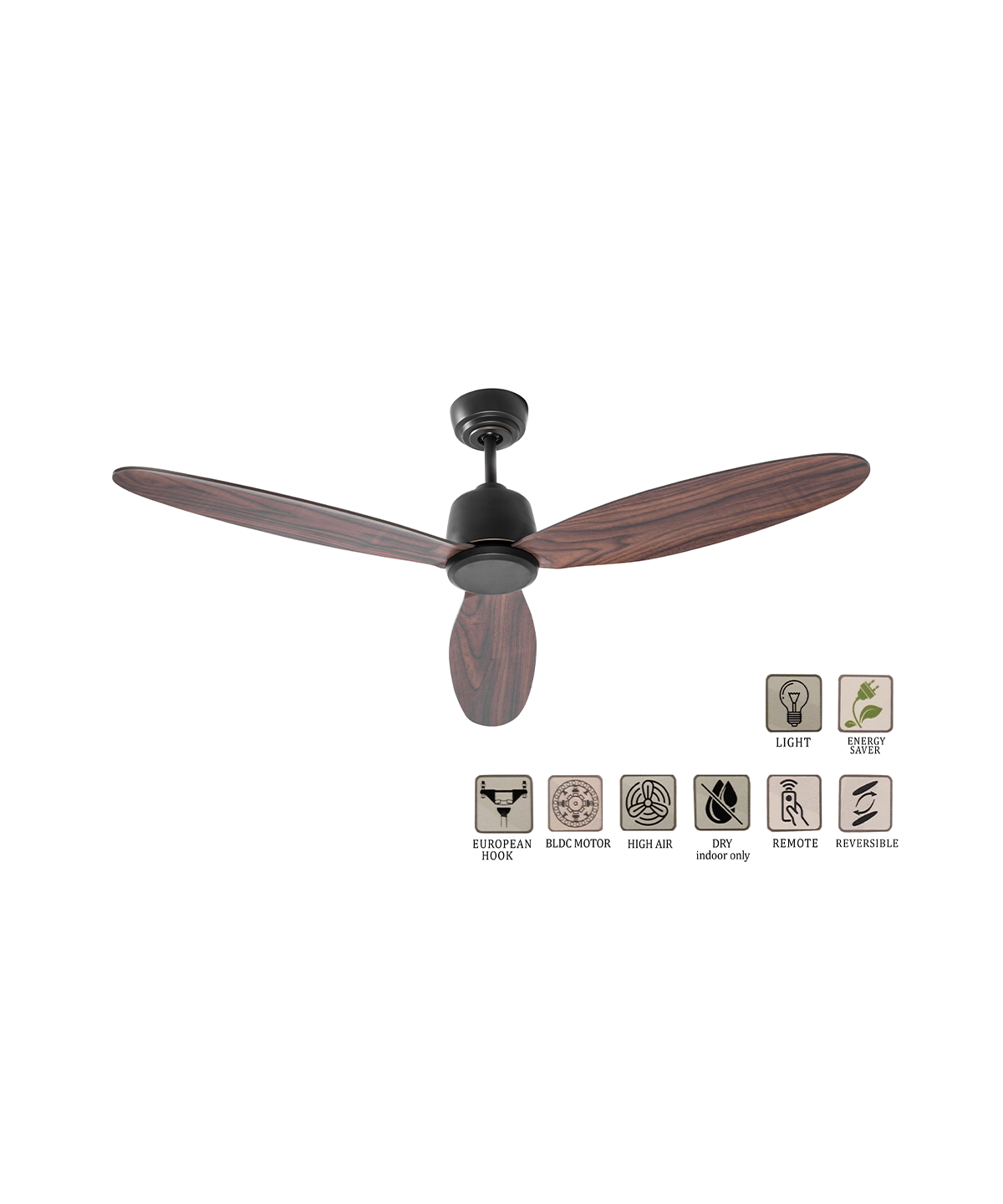 Anemos Tiara Ceiling Fan - The Light Boutique